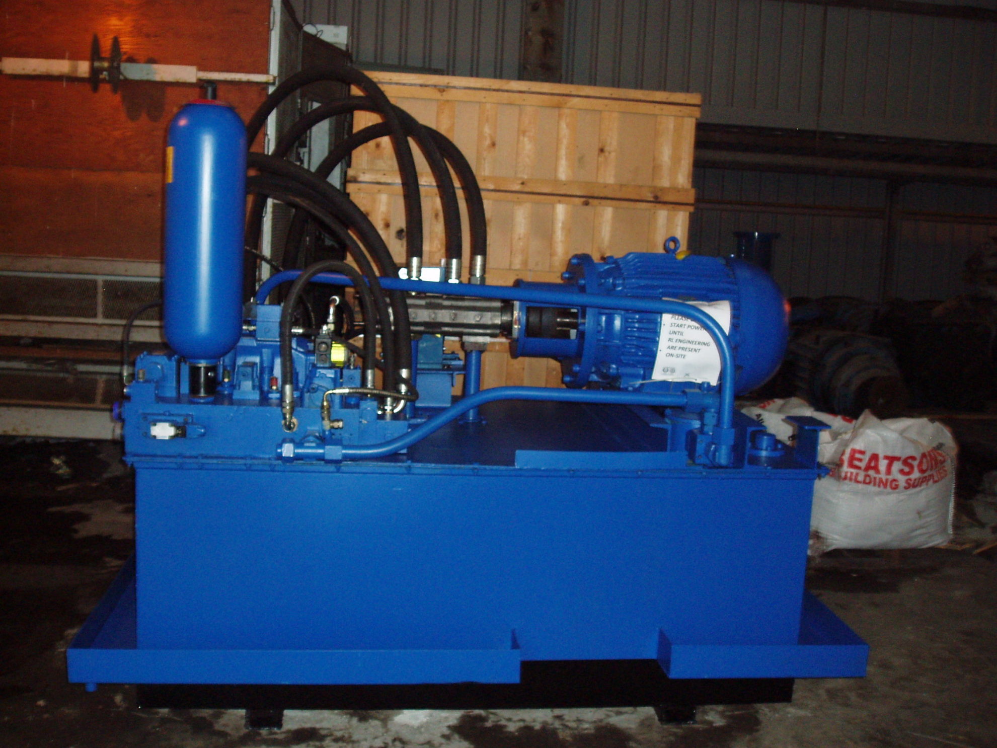 A refurbishment of hydraulic power unit (HPU) | RL Engineering
